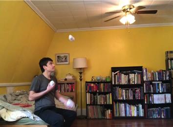 Longest Time Juggling Three Pairs Of Socks While Sitting | World Record ...