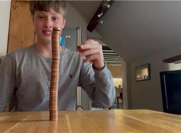 Tallest Penny Tower | World Record | Ned Goodrich