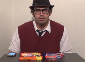 Fastest Time To Eat Five King-Size Chocolate Candy Bars | World Record ...