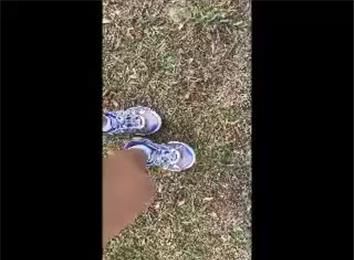 Fastest 100-Yard One-Foot Hop On Grass | World Record | Alicia Weber