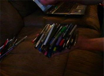 Most Pens Held In One Hand At Once | World Record | Christian Anthony