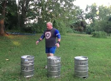 Fastest Three-Keg Medley Using 78, 101, And 128-Pound Kegs | World ...