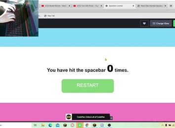 Most One-Handed Spacebar Presses In 30 Seconds | World Record | kornnop ...