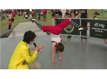 Longest Handstand In A Shower | World Record | Nikki Unwin