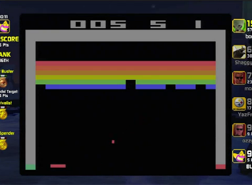 Highest Score On Breakout For Atari 2600 On Xbox Live Arcades Game