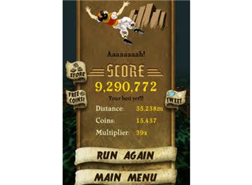 Highest Score On "Temple Run" | World Record | Megan Danielson