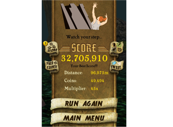 Highest Score On "Temple Run" | World Record | Kojo Price