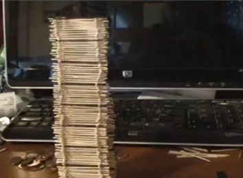 Tallest Toothpick Tower | World Record | Josh Bolinger