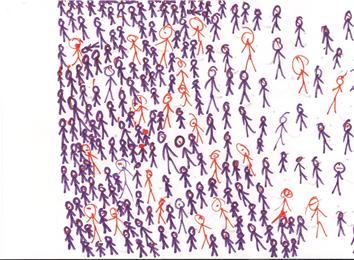 Most Stick Figures Drawn On One Page | World Record | Raymond Barbosa