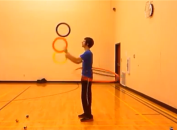 Longest Time Juggling Three Rings While Hula Hooping Using Two Hula ...