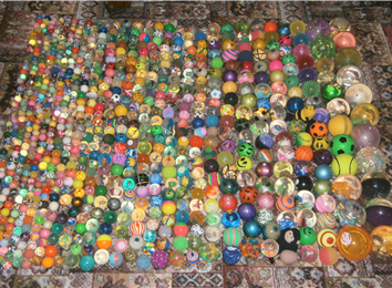 Largest Collection Of Bouncy Balls | World Record | Simm Twins