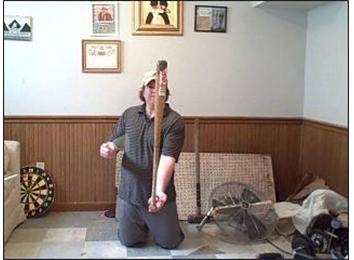 Longest Time To Balance A Baseball Bat On Two Fingers While Spinning A ...