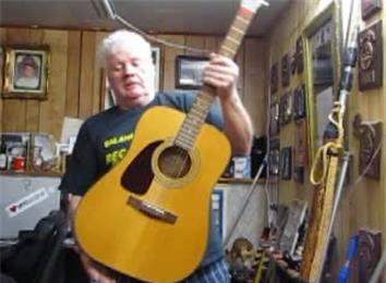 Longest Time Balancing Acoustic Guitar On Chin While Kneeling | World ...