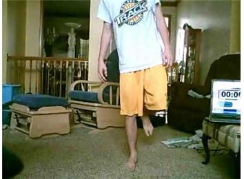 Longest Time Standing On Left Foot | World Record | Ashton Raffety