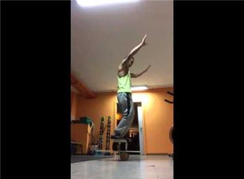 Longest Time Balancing On Top Of Two Balance Boards | World Record ...