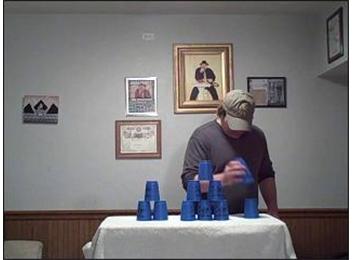 Fastest One-Handed 3-6-3 Speed Stack | World Record | Brian Pankey