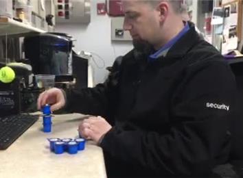 Tallest Coffee Creamer Mini Cup Tower | World Record | Jason Cozad