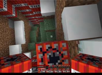 Most TNT Blocks Placed And Blown Up Inside A Mountain In "Minecraft ...