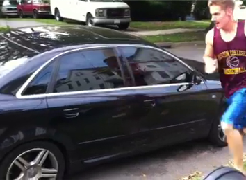 Fastest Time To Run Five Laps Around A Car | World Record | Brian M.