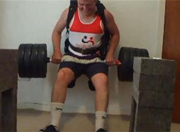 Longest Wall Sit On Heels While Carrying A 250-Pound Weight | World ...