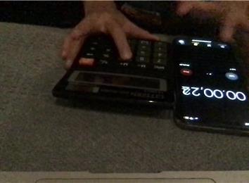 Fastest Time To Fill A Calculator Screen With Eight 9s | World Record ...