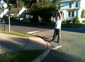 Longest Handstand On A Street Corner | World Record | Michael Louis