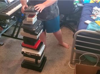 Most Video Game Consoles Stacked | World Record | Lorelai Yoo