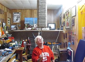 Longest Time Balancing 100 Tim Hortons Coffee Trays On A Pole On Thumb ...