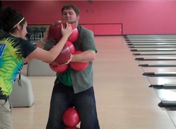 Most Bowling Balls Held At Once | World Record | CrazyPinz
