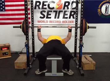 Most Reps Bench Pressing A 300-Pound Barbell (Athlete Under 235 Lbs ...