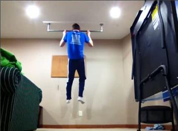 Most Consecutive Two-Finger Strict Pull-Ups | World Record | Jim Sherwood