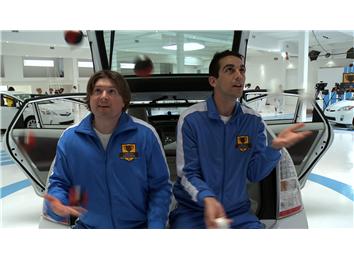 Most Balls Juggled At Once In A Prius | World Record | Brian Pankey