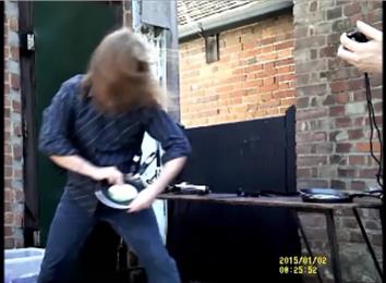 Most Frying Pans Rolled In One Minute | World Record | Stuart Burrell