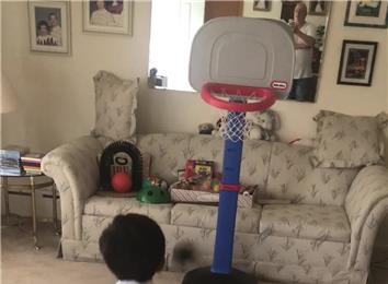Most Right-Handed Shots Made Into A Little Tikes Basketball Hoop In One ...
