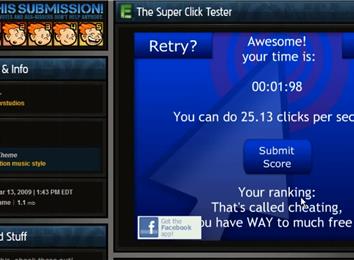 Fastest Time To Complete 50 Mouse Clicks On "Super Click Tester ...