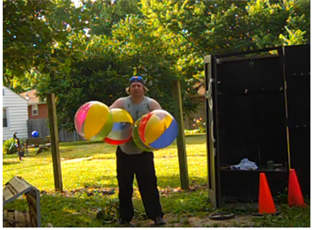 Most 16-Inch Beach Balls Flashed | World Record | Brian Pankey