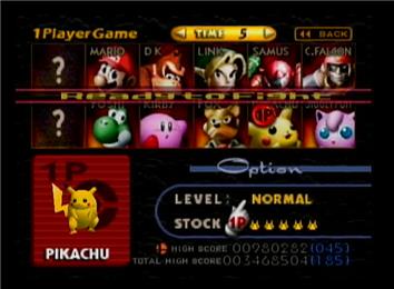 Most Points Scored In 1P Mode Of "Super Smash Bros." (Wii Virtual ...