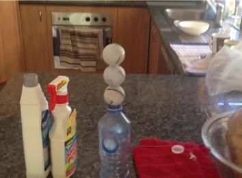 Tallest Golf Ball Tower Stacked On An Empty Water Bottle | World Record ...