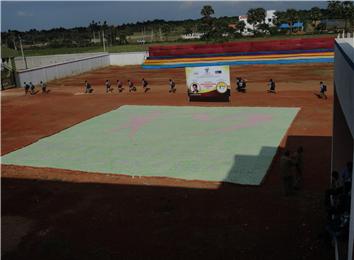 Largest Handprint Painting | World Record | ARJ INSTITUTIONS