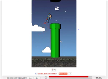 Highest Score In "Flappy Astro" (Online) | World Record | Joseph Kenneally