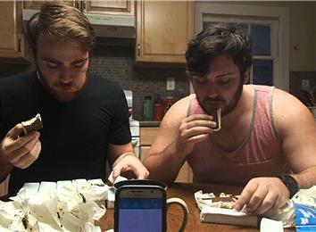 Most Ice Cream Sandwiches Eaten By Two People In Five Minutes | World ...