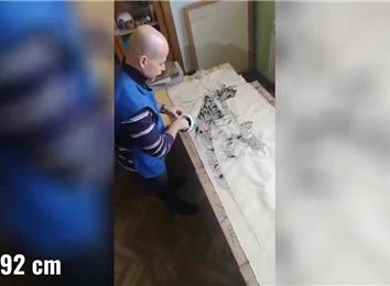 Longest Drawing Drawn Using Swan And Goose Feathers | World Record ...