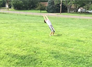 Most Consecutive Back Handsprings In 10 Seconds (Junior) | World Record ...