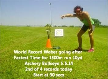 Fastest 1500-Meter Cross Country Run 10-Yard Archery Combination ...
