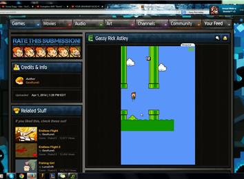 Highest Score In "Gassy Rick Astley" (Online) | World Record | Robert Ceja