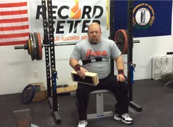 Most Reps Two-Board Bench Pressing A 445-Pound Barbell | World Record ...
