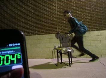 Fastest Time To Walk Around A Chair Three Times While Blindfolded ...
