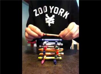 Tallest Crayola Crayon Tower | World Record | Hman