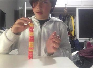 Tallest Starburst Candy Tower | World Record | Sebastian Ledesma