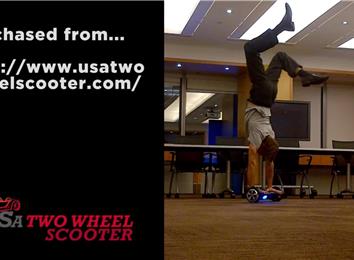 Longest Handstand On A Hoverboard | World Record | Seth Magee